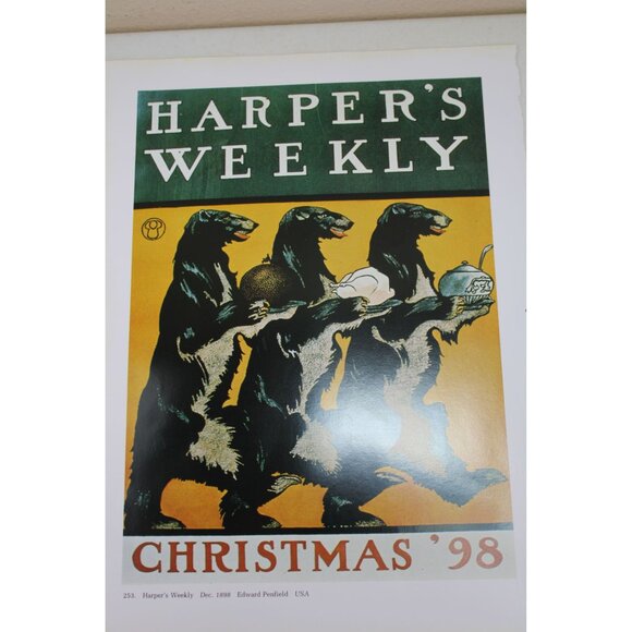Art | Harpers Weekly 1898 Magazine Cover Print 92296 Vintage Edward ...